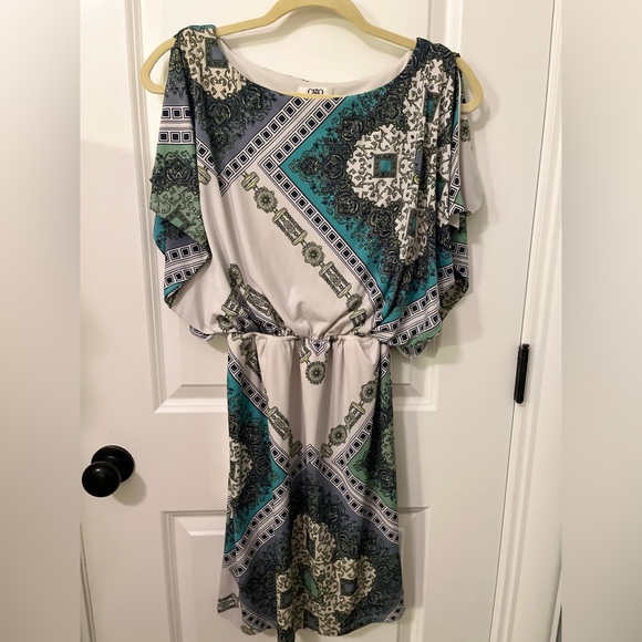 Cato | Dresses | Cato Boho Dress Full Lined With Slit Butterfly Sleeves ...